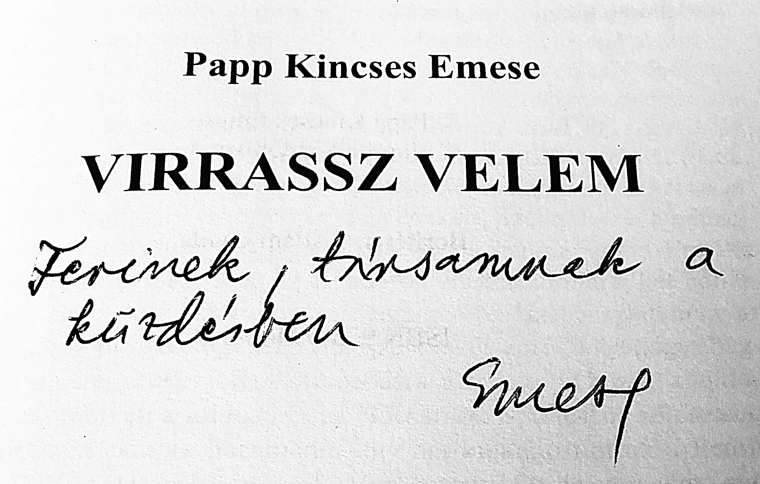 Papp Kincses Emese: Virrassz velem